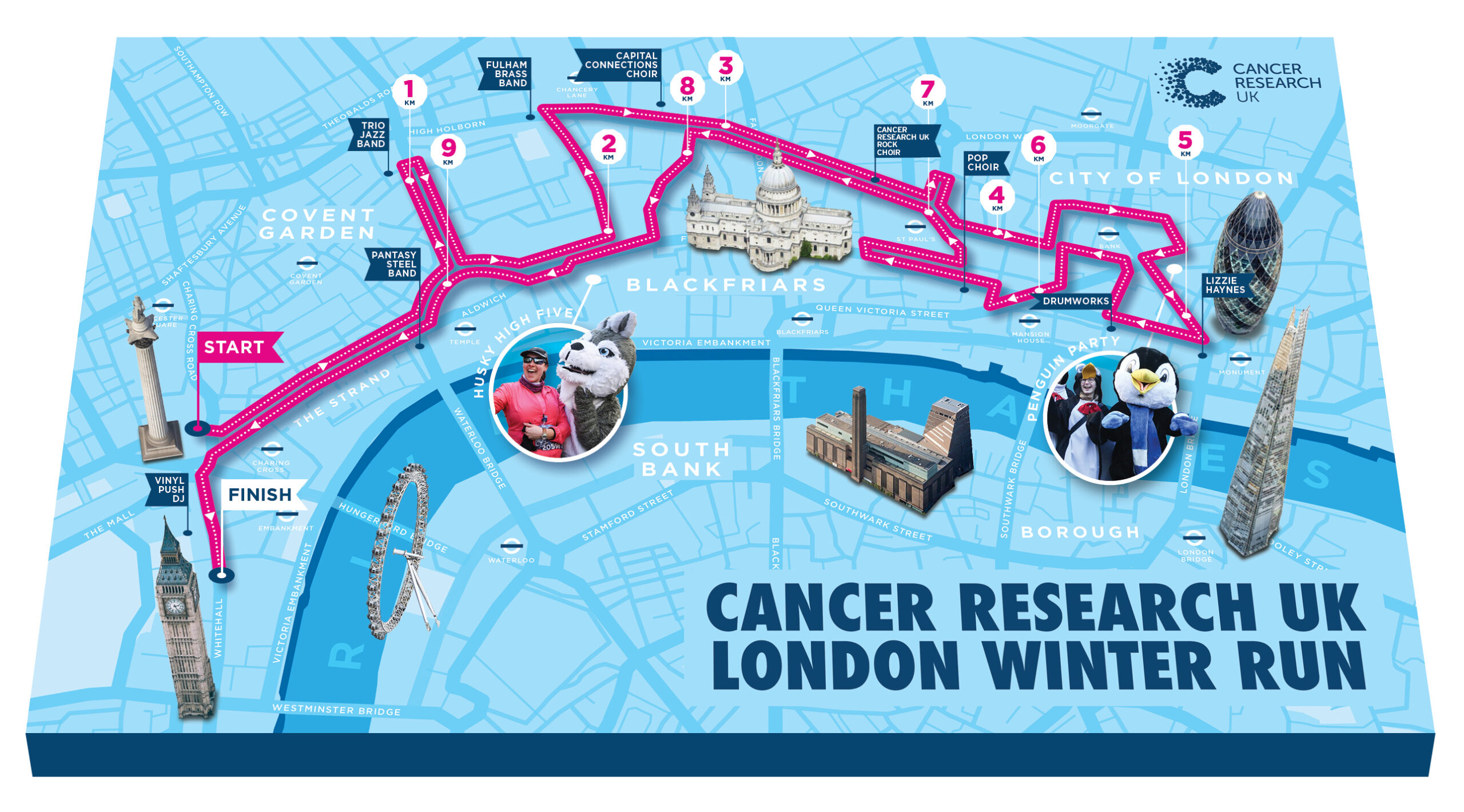 Cancer Research UK London Winter Run 2023 Route Revealed Winter Run Cancer Research UK London Winter Run 2023 Route Revealed Winter Run
