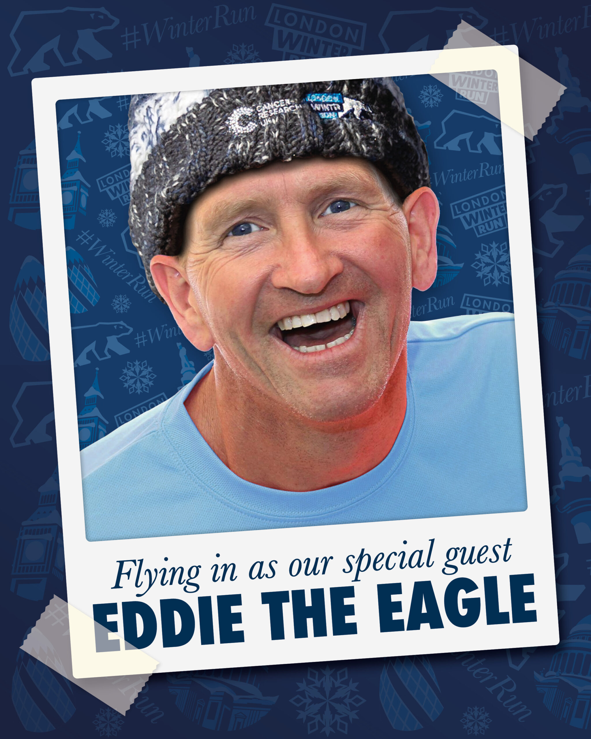 Eddie ‘The Eagle’ Joins the Fun at the Cancer Research UK London Winter ...